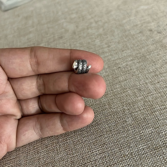 Pandora | Jewelry | Pandora Sparkling Wrapped Snake Charm Retired Charm ...